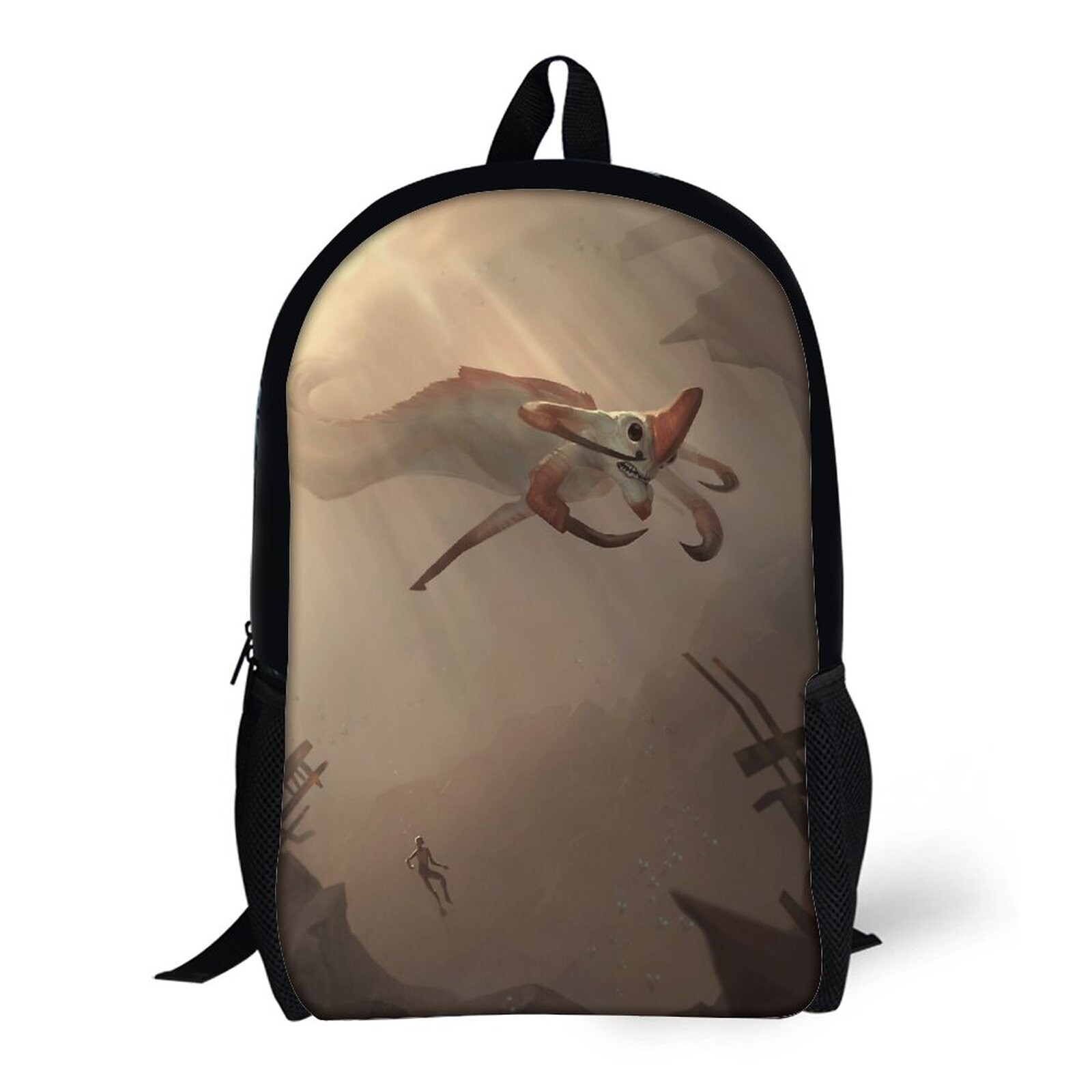Backpacks Subnautica - Reaper Leviathan 17inch School Bag on OnBuy