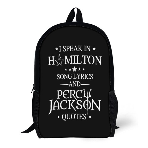 Backpacks I Speak In Hamilton Song Lyrics And Percy Jackson Quotes ...