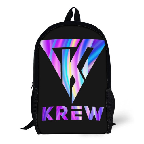 Backpacks Funneh And The KrewKrew Logo Fresh 17inch School Bag on OnBuy