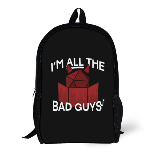 Backpacks I'm All The Bad Guys 17inch School Bag on OnBuy