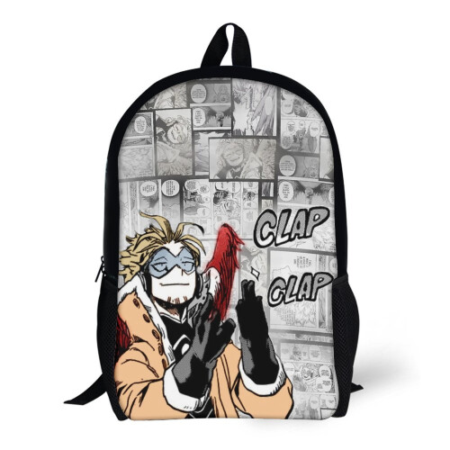Backpacks BNHA My Hero Academia Hawks 'Clap Clap' 17inch School Bag on ...