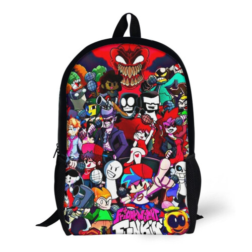 Backpacks Friday Night Funkin Characters Fnf Game 17inch School Bag on ...