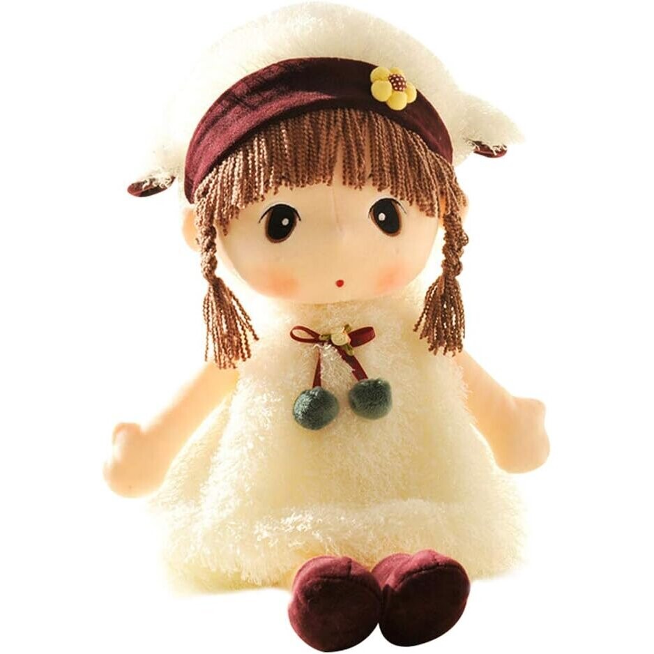 Soft Ragdoll, Ragdoll Baby Doll with Hair, Cute Doll Ragdoll Plush ...