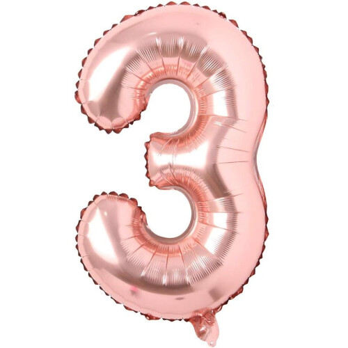 40 inch Letter Rose Gold Alphabet Number Balloon Foil Mylar Party ...