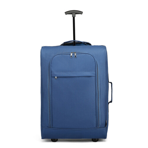 (Blue) Foldable Cabin Suitcase Soft Shell Hand Luggage Foldable Storage ...