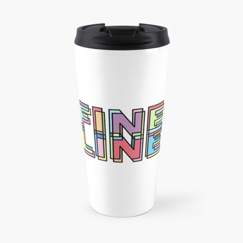 Coffee Mug Fine Line 16 oz Stainless Steel Vacuum Insulated Tumbler Cup ...