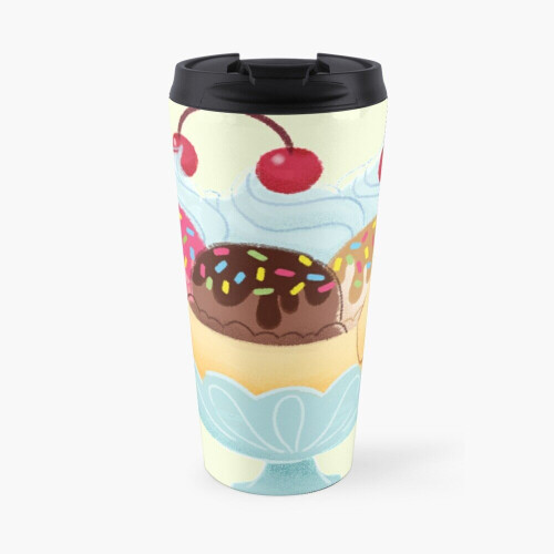 Coffee Mug Puppysicle Banana Split 16 oz Stainless Steel Vacuum ...