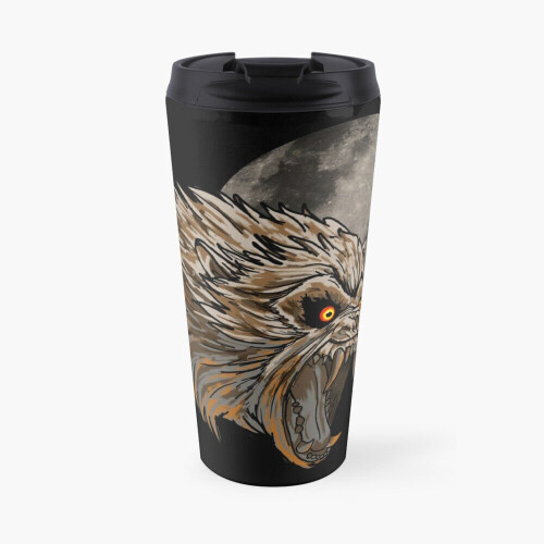 Coffee Mug An American Werewolf in London (brown with moon) 16 oz ...