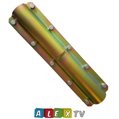 2" inch Mast Pole Coupler Galvanised Steel Joiner Aerial Satellite ...