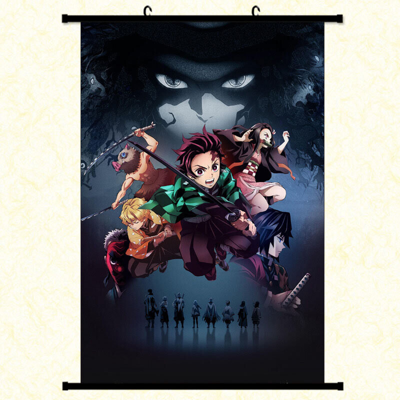 (2#Gray) Anime Slayer Demon Kimetsu No Yaiba Kamado Tanjirou Kamado ...