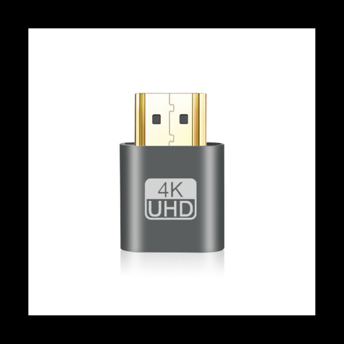 10Pcs -Compatible Virtual Display Adapter 4K EDID Dummy Plug Headless ...