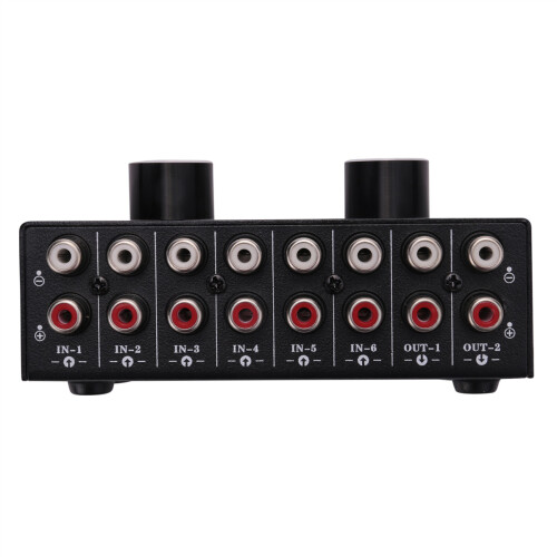 Switcher 6 In 2 Out Or 2 In 6 Out Headphone Speaker Switcher Stereo Sound Source Signal