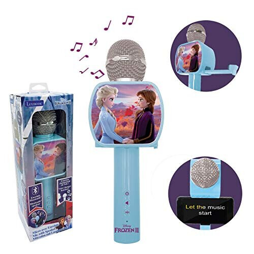 MIC240FZ Disney Frozen 2 Elsa Anna Olaf Bluetooth Microphone with Voice ...