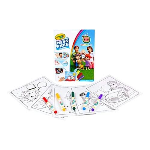 Color Wonder - Cocomelon Mess-Free Colouring Book (Includes 18 ...