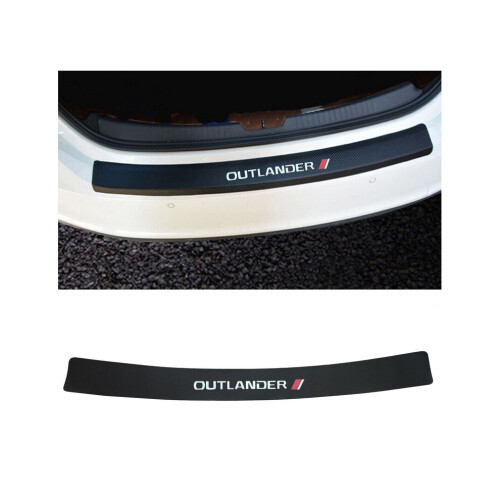 Outlander Rear Bumper Guard Carbon Fiber Trunk Door Sill Strip on OnBuy