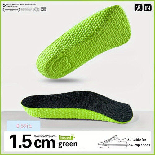 Invisible Height Increase Insoles For Men Women Shoes Heel Lifting ...