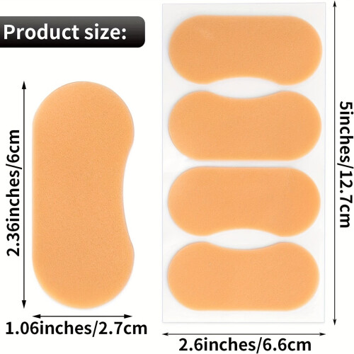 2 3 4 5 Sheets Waterproof Adhesive Foam Blister High Heeled Sticker For ...