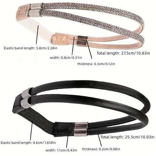 1Pair Anti Drop Heel Elastic High Heels Shoe Straps High Heel Straps ...