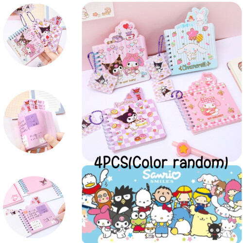 Mini Sanrio Coil Notebook Portable Cinnamoroll Melody Students School ...