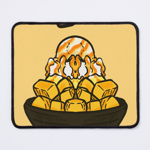 Mouse Pad Mango Bingsu (Korean Shaved Ice) 11.8 x 9.8 inch Computer Mat ...