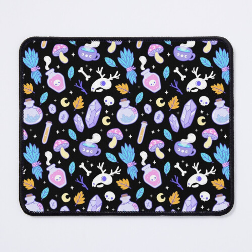 Mouse Pad Witchy Ingredients Nikury 11.8 x 9.8 inch Computer Mat Gaming ...