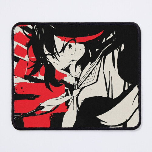 Mouse Pad Ry?ko Matoi Kill la Kill Japanese Ink 11.8 x 9.8 inch ...