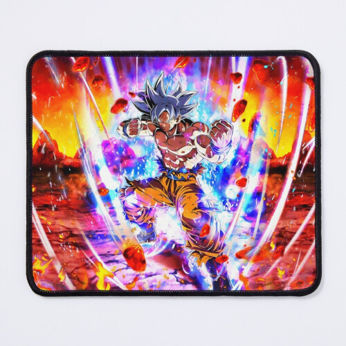 Mouse Pad Goku Ultra Instinct DBS 11.8 x 9.8 inch Computer Mat Gaming ...