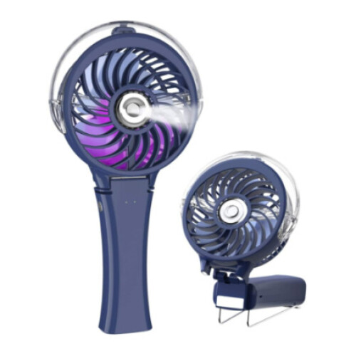 Handheld Water Misting Fan with Colorful Nightlight, CHRONUS Mini USB ...
