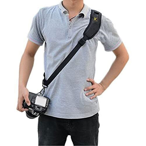 Camera Shoulder Sling Black Belt Strap for Digital SLR/DSLR Damping ...