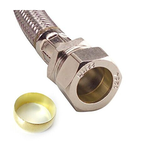 Xcel Home 2 x 300mm x 15mm Compression x 15mm Compression Flexible ...