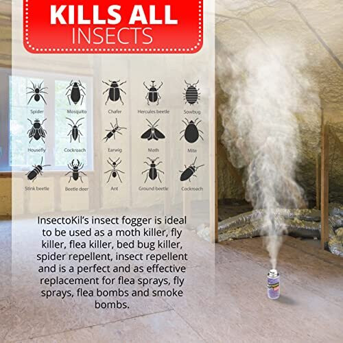 Insect Killer One Shot Insect Fogger | Professional Strength Automatic ...