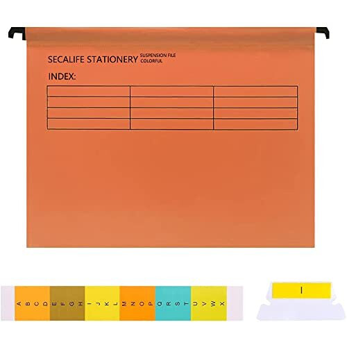 A4 Suspension Files with Tabs and Card Inserts for Filing Cabinets ...