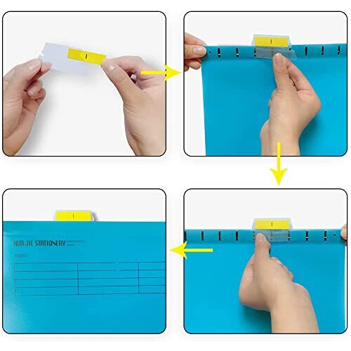 A4 Suspension Files with Tabs and Card Inserts for Filing Cabinets ...