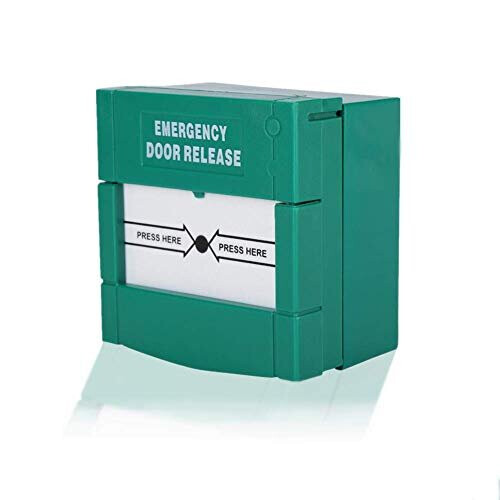 Emergency Door Release Break Glass Fire Alarm Green Security Alarm for ...