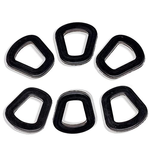 6PCS Jerry Can Gaskets Black Jerry Can Seals Rubber Fuel Can Washers ...