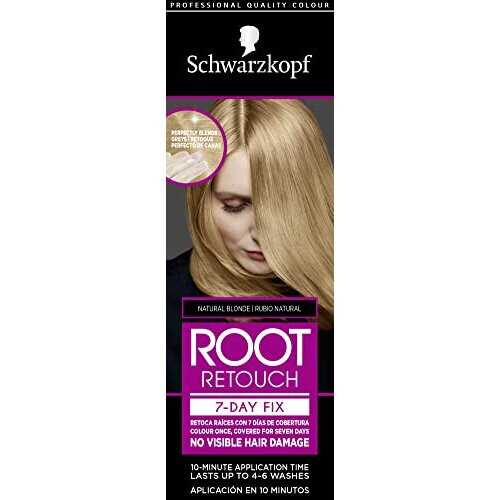 Root Retouch 7-Day Fix Semi-permanent Root Concealer Blonde Hair Dye ...