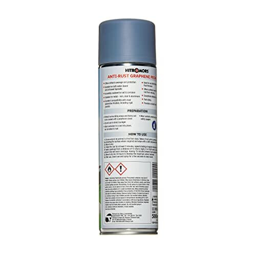 Anti-Rust Graphene Primer Aerosol 500ml Protection Against Rust and ...