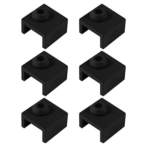 6PCS 3D Printer Heater Block Silicone Cover Hotend Silicone Sock ...