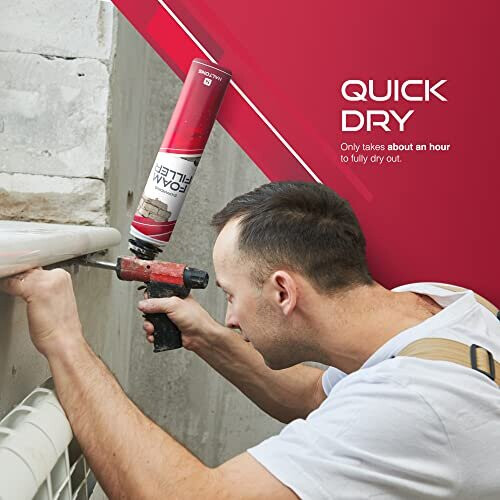 Expanding Foam Filler | Ready To Use | No Tools Required | Waterproof ...