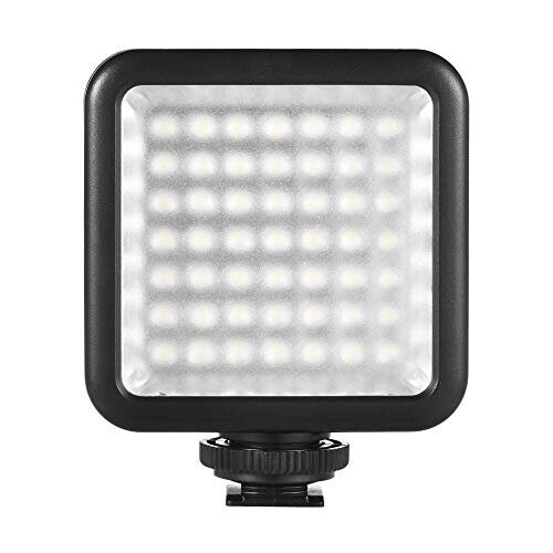 Camera Light, Andoer 49 LED Camera Light, Dimmable Camera Fill Light ...