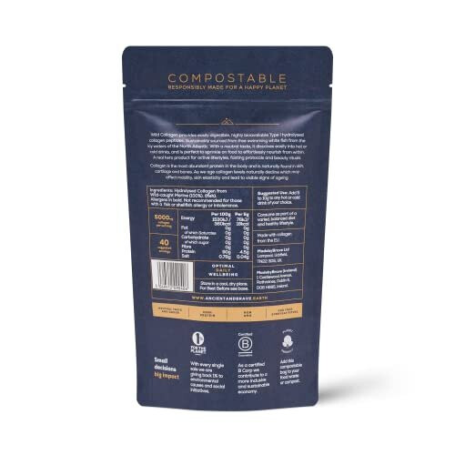 Wild Collagen 200g - Wild Caught Marine Collagen Powder Supplement ...