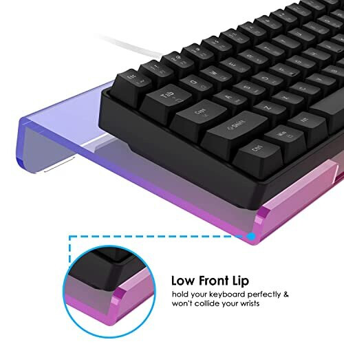 Computer Keyboard Stand, Clear Acrylic PC Keyboard Tray Holder, 366 ...