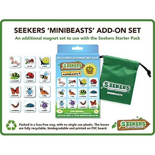 Magnetic Scavenger Hunt Games (Minibeasts Add-On Pack). Fun For ...