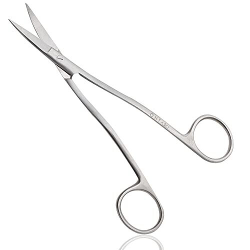 Dual Bent Machine Embroidery Scissors Premium German Steel Applique ...