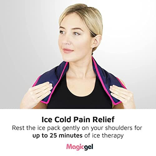 Neck Ice Pack - Soothing Pain Relief for Neck & Shoulder Pain. Cold ...