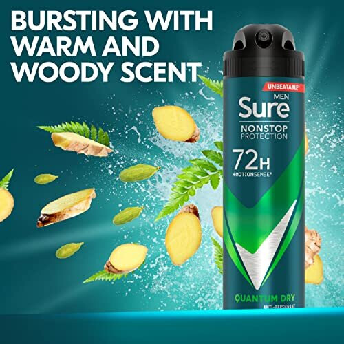 Men Quantum Dry Nonstop Protection MotionSense technology anti ...