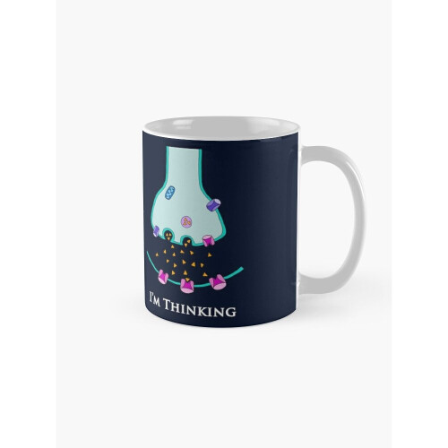 Mugs 11oz I'm Thinking Synapse - Neuroscience Coffee Ceramic Mug Funny ...