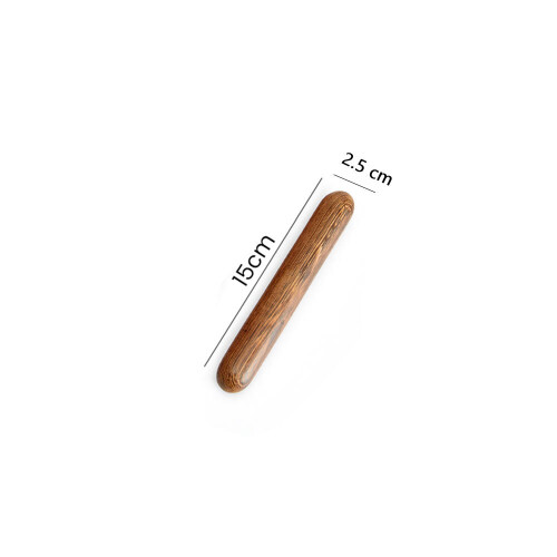 (a-length 15cmX 2.5cm) Original Wooden Massage Stick Acupressure Back ...