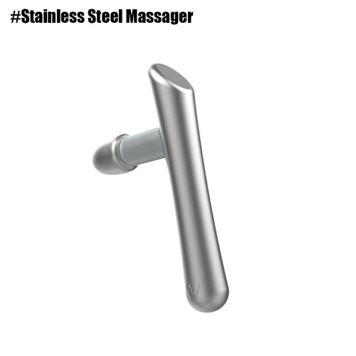 Stainless Steel T-Bar Massage Tool Trigger Point Massager Myofascial ...