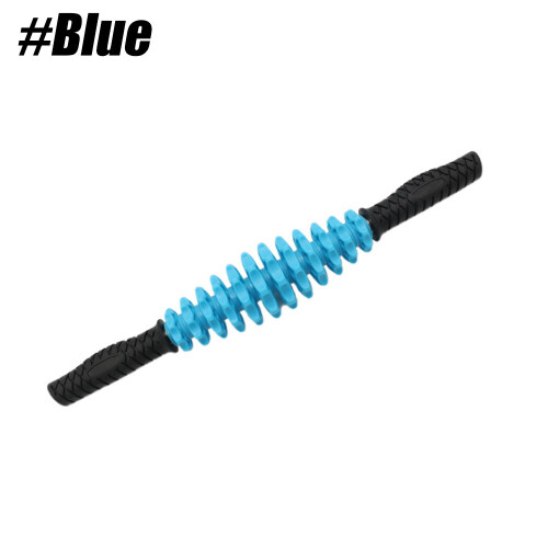(a-Blue) Body Muscle Massage Roller Stick Anti-cellulite Lymphatic ...